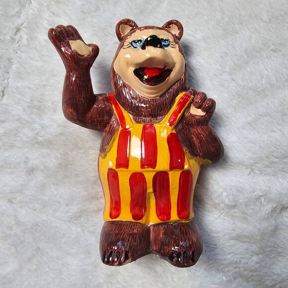 Party Supplies | Vintage 8s Showbiz Pizza Billy Bob Bear Ceramic Bank ...